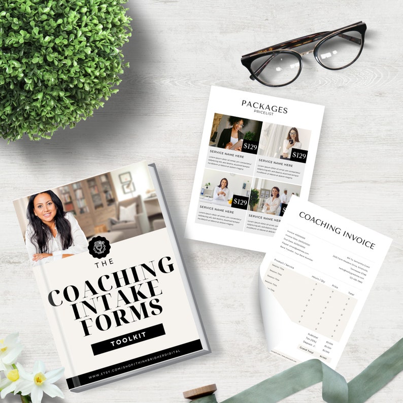 Coaching Forms Toolkit: Intake, Agreement & Worksheets (editable PDF ...