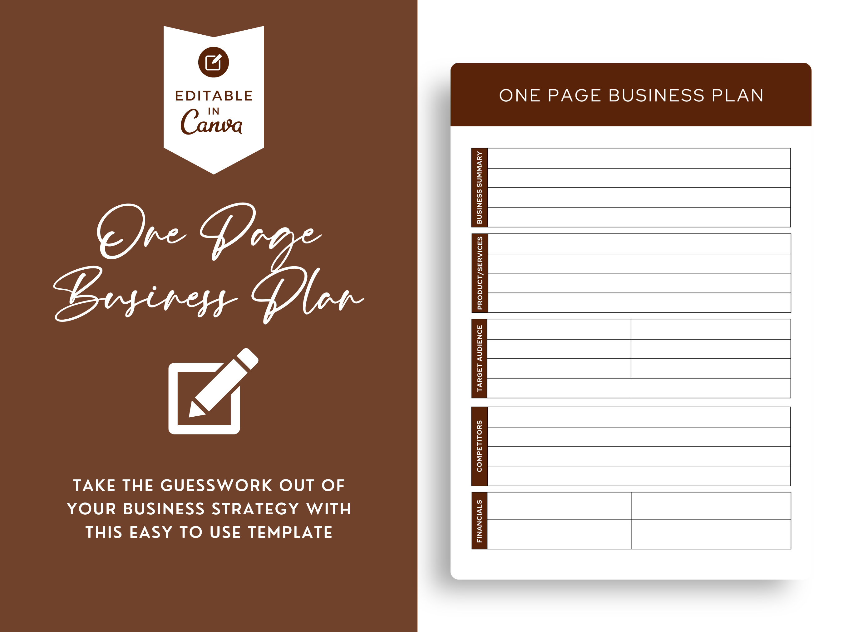 Page Business Case Template