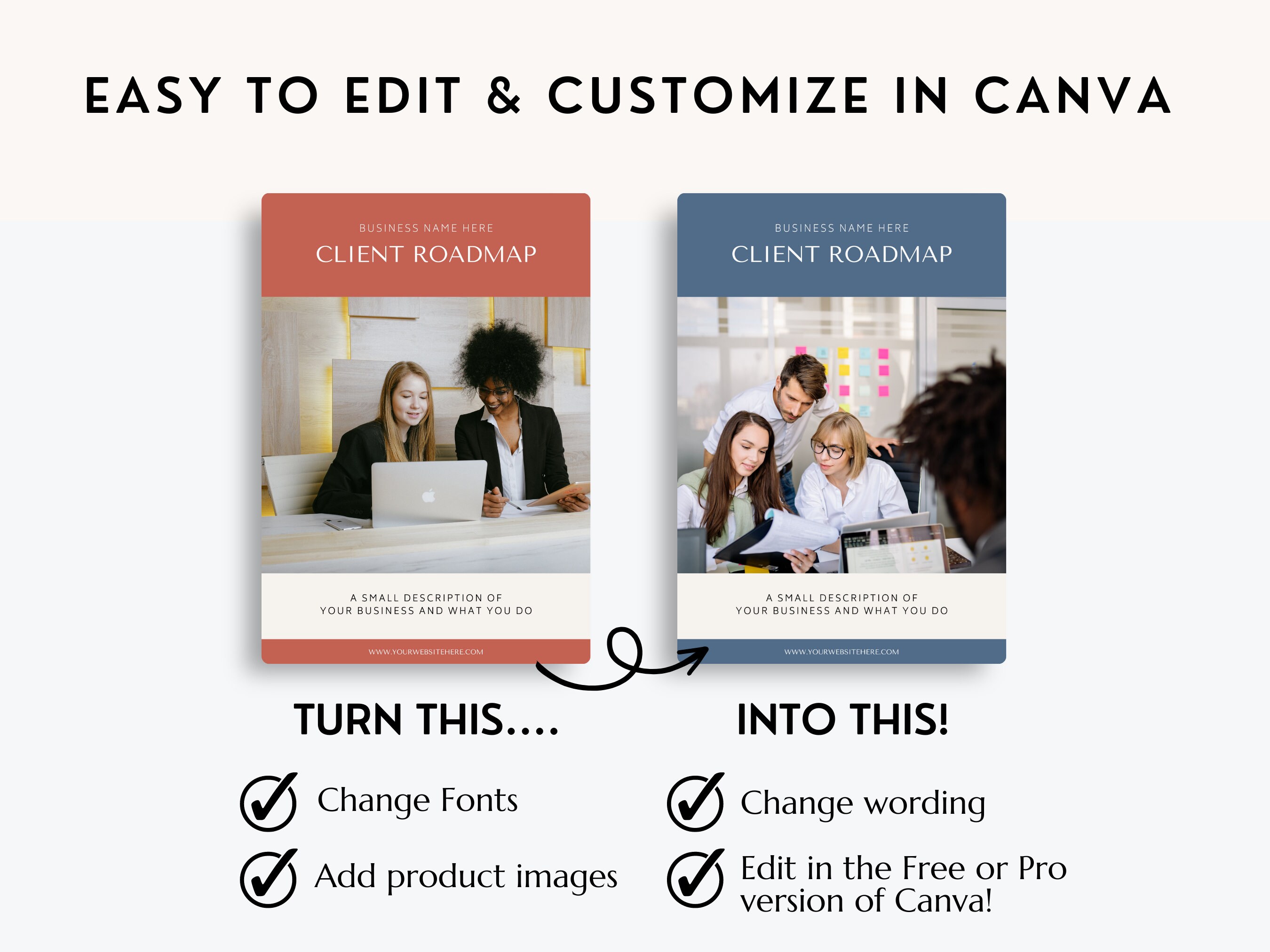 17 Page Canva Editable Virtual Assistant Client Roadmap Guide Etsy
