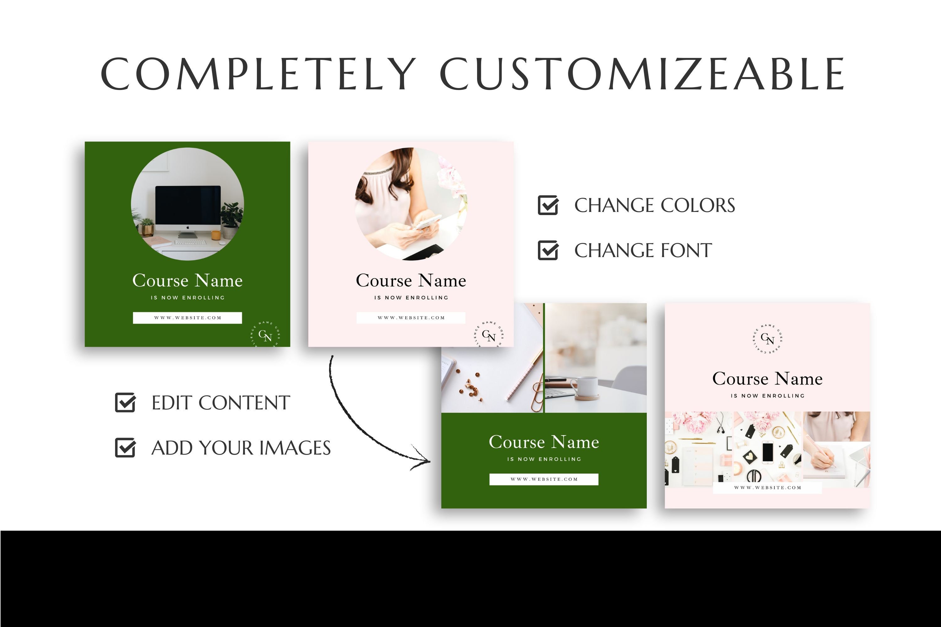 Launch Instagram Post Canva Templates, Canva Templates, Course Launch ...