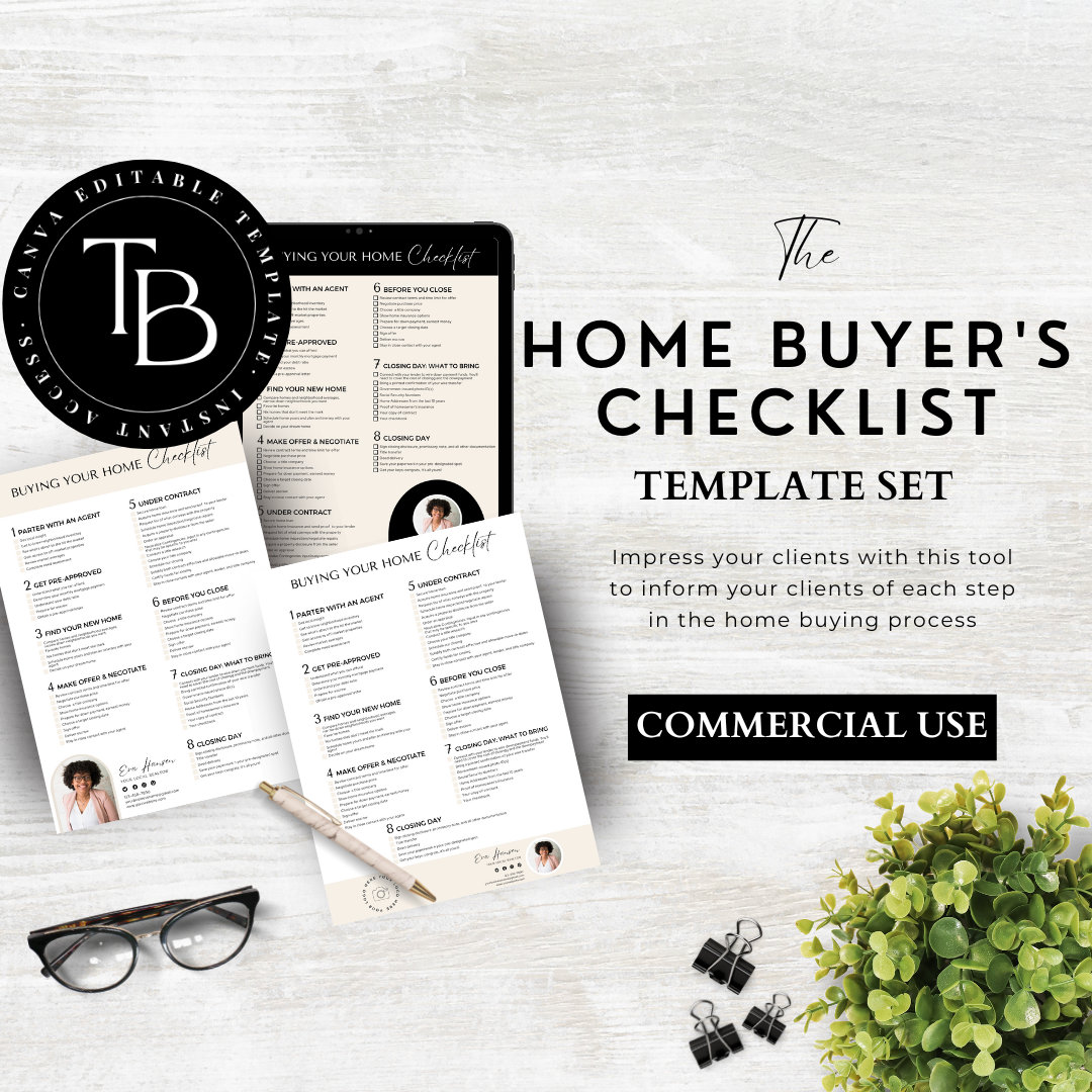 Home Buying Process Checklist, First Time Home Buyer, Flyer, First Time ...