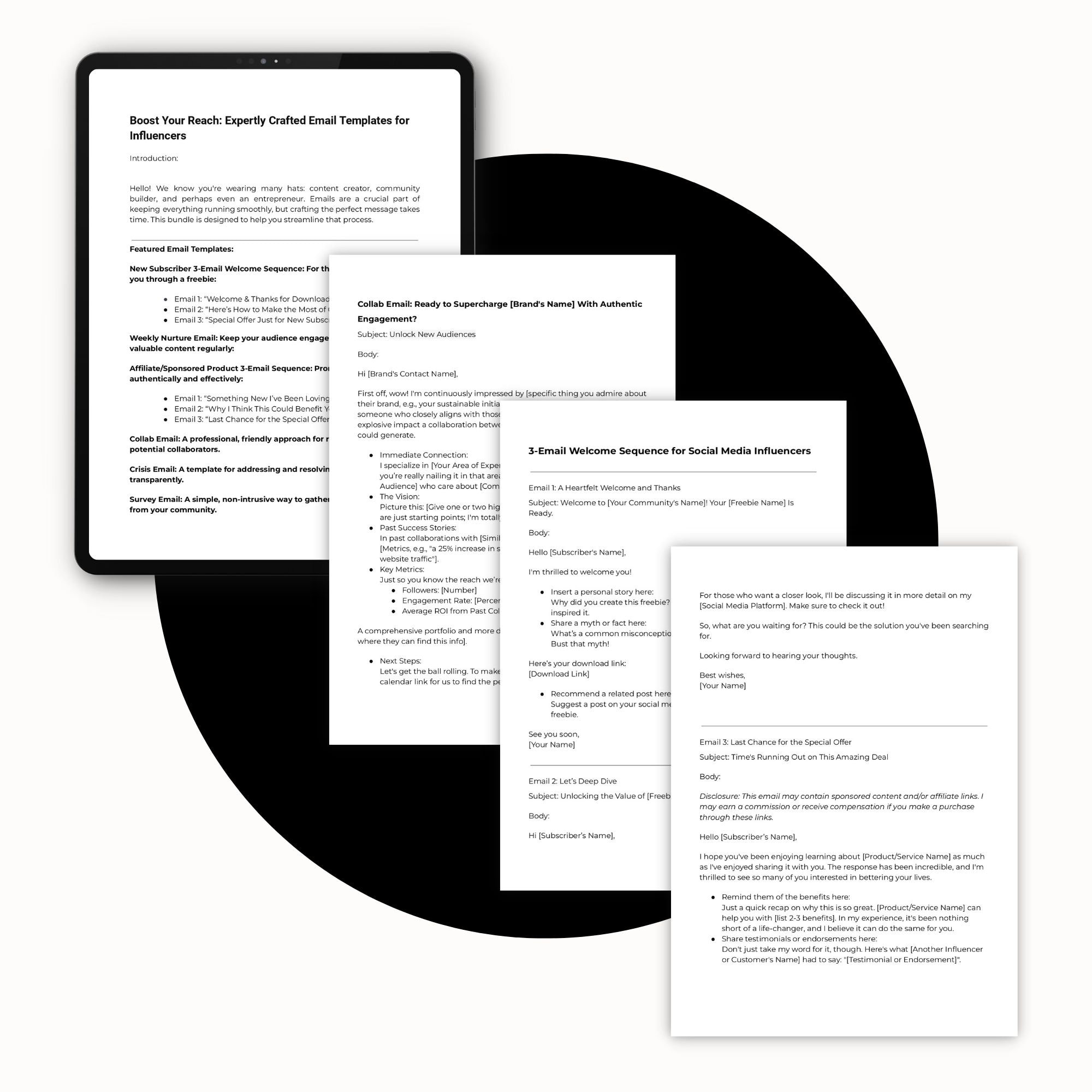 Influencer Outreach Email Template, Instagram for Social Media ...