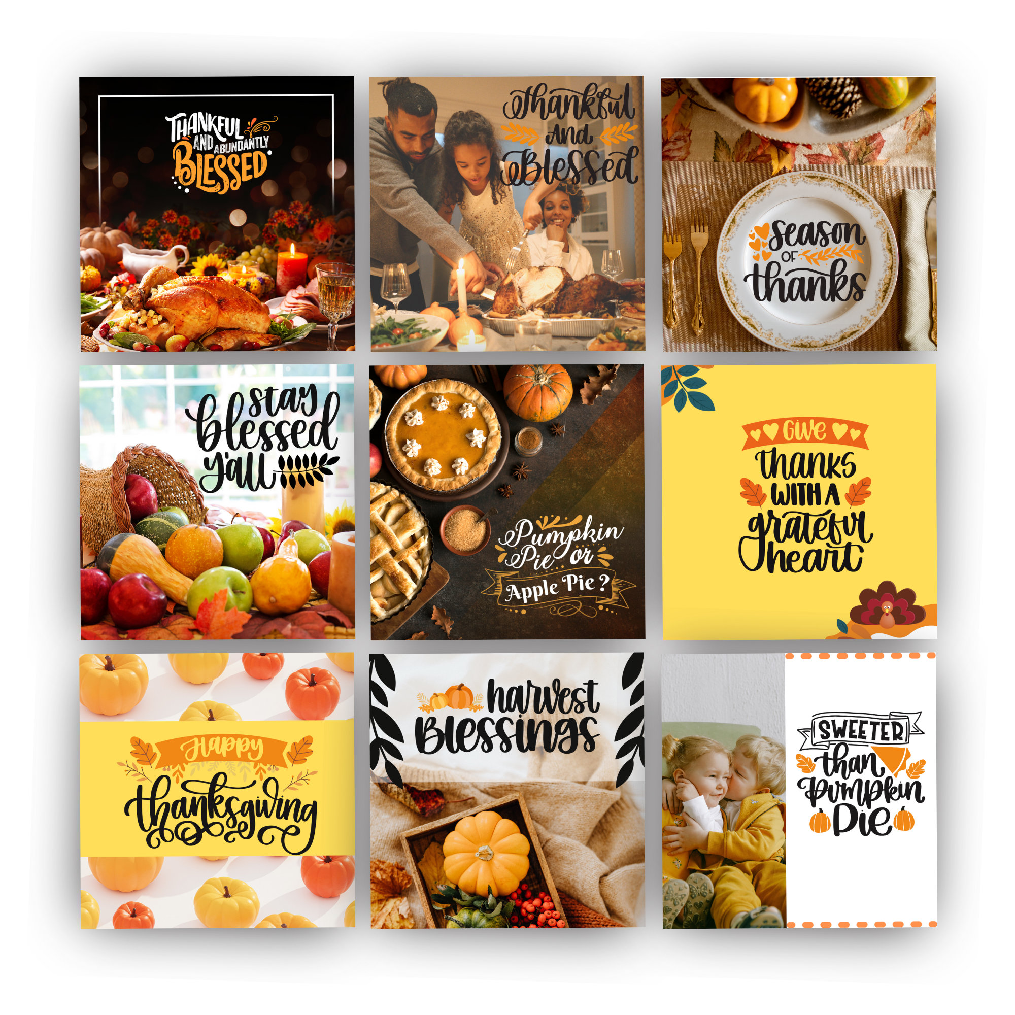 Thanksgiving Social Media Posts, Fall Instagram, Social Media ...