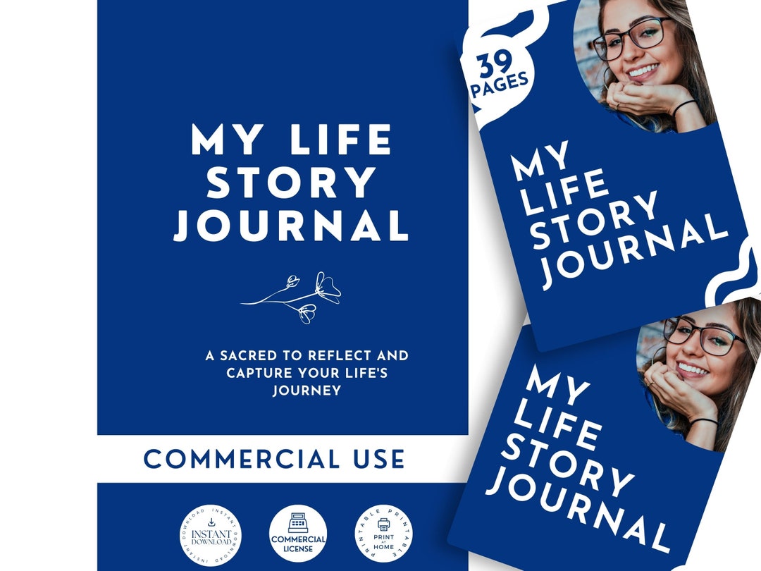 My Life Story Journal Printable, Mum Dads Story, COMMERCIAL, Baby ...