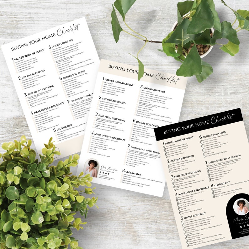 Home Buying Process Checklist, First Time Home Buyer, Flyer, First Time ...