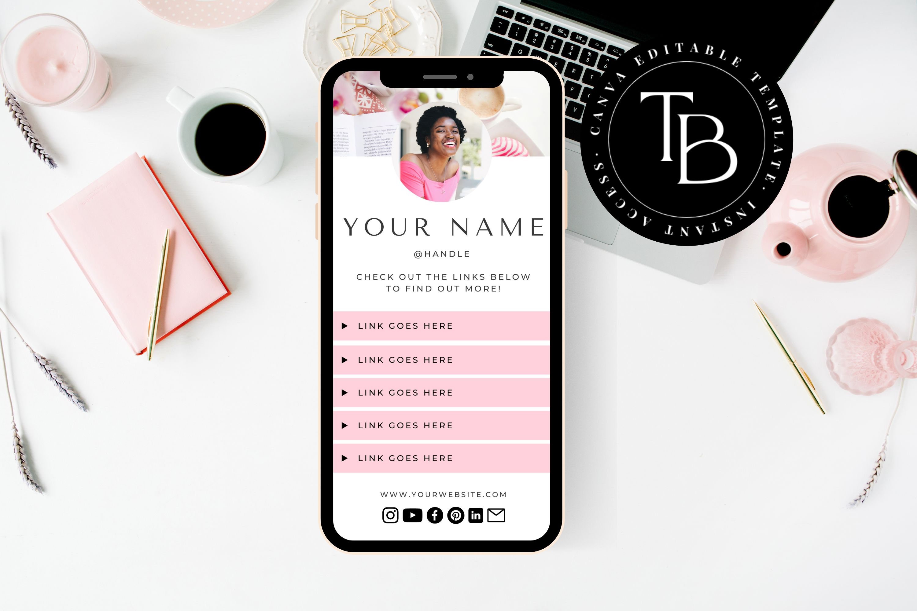 Bio Link Website Template - prntbl.concejomunicipaldechinu.gov.co
