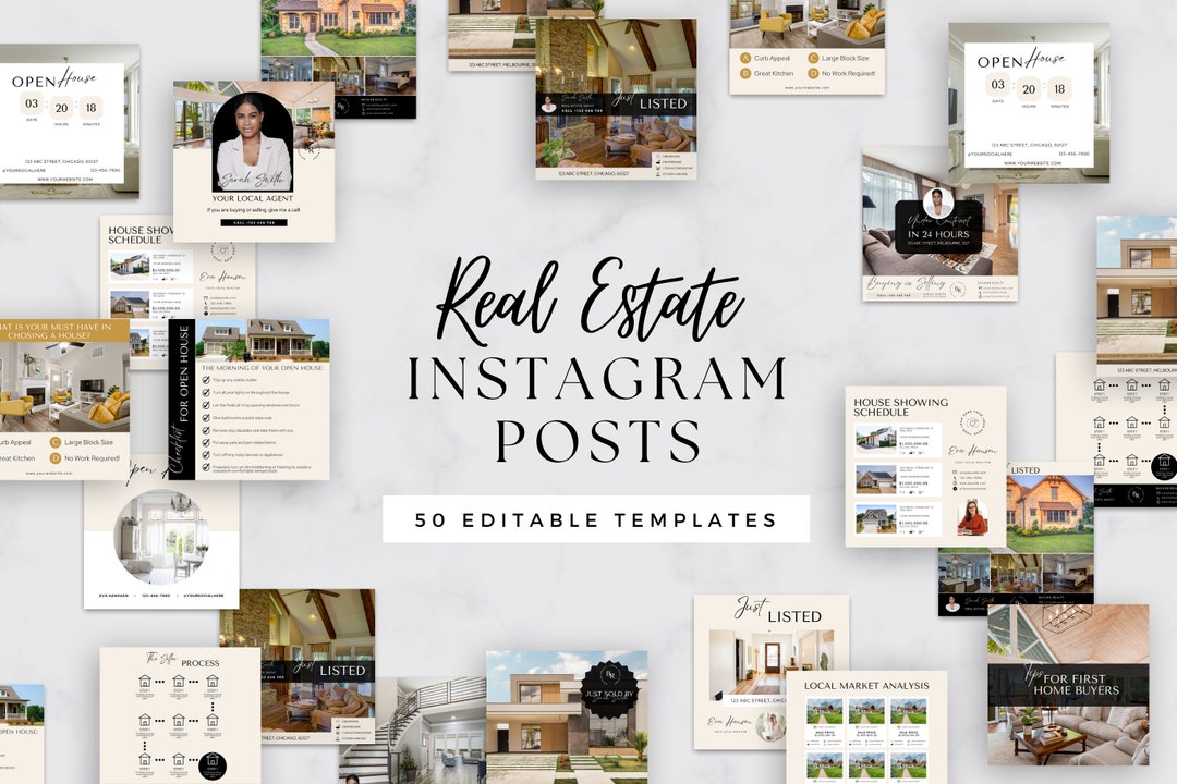 Just Listed Instagram Post, Real Estate, Open House, Real Estate Social ...