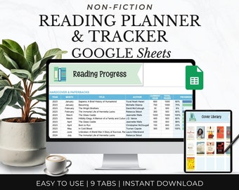DIGITAL DOWNLOAD 2024 Pink Reading Log and Stats Template: Google ...