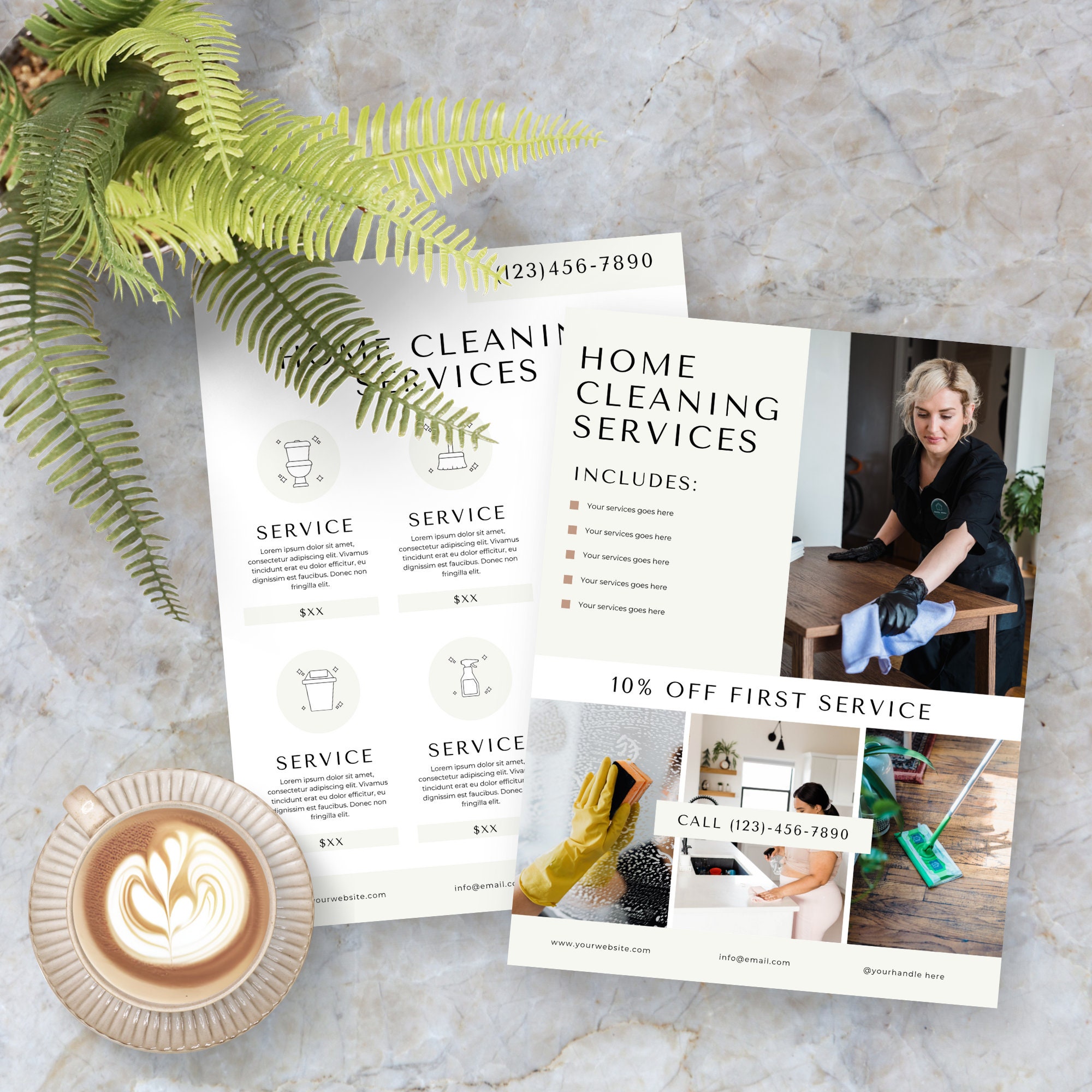 Cleaning Company Flyer Template, Cleaning Business Flyer Template ...