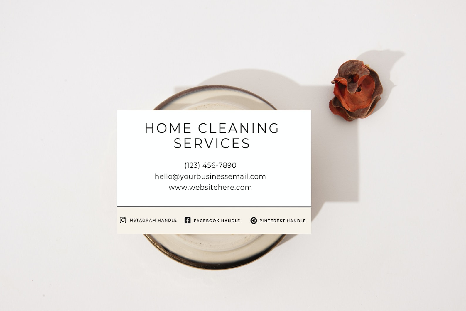 Cleaning Services Business Cards Template, Diy Business Card, Business ...