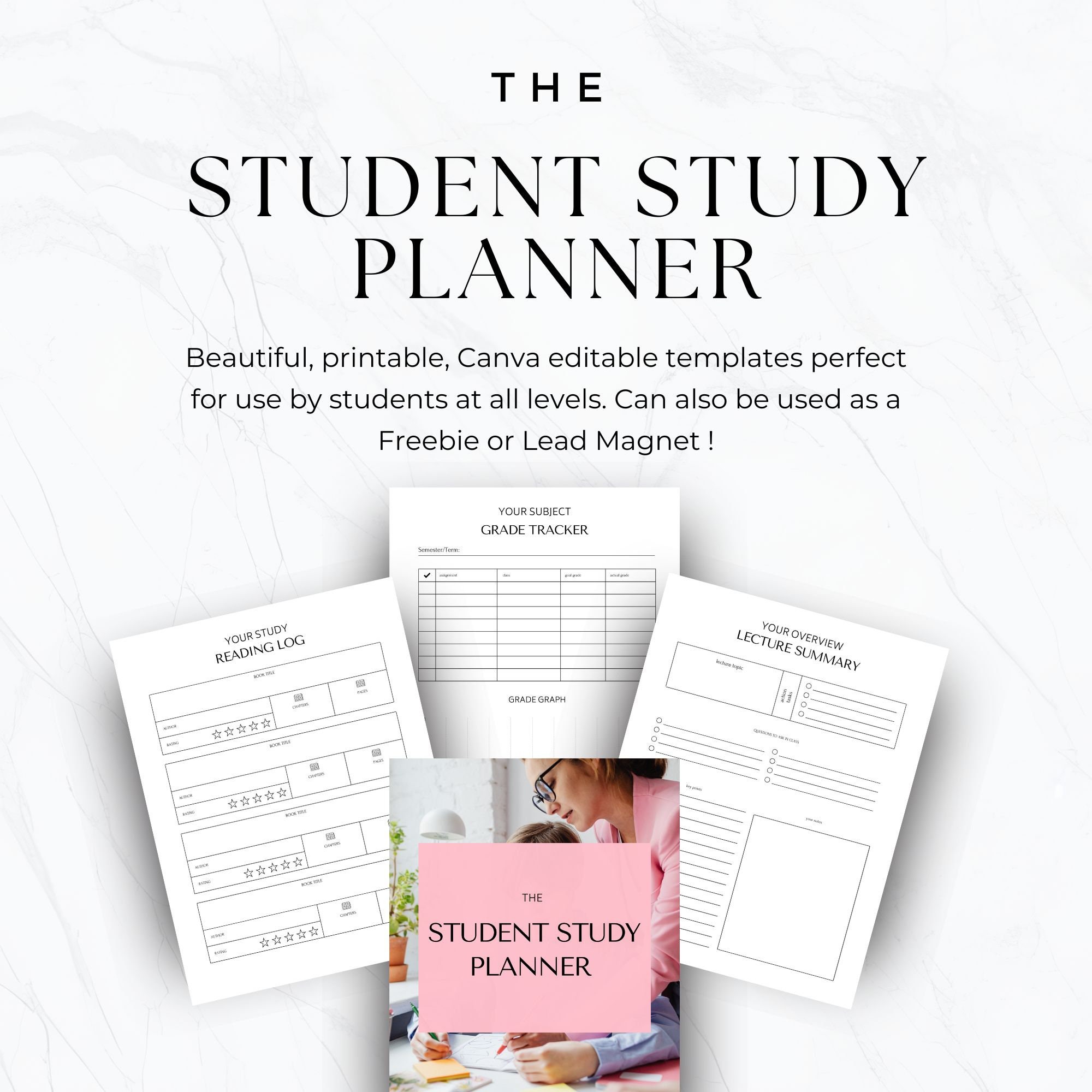 Student Planner Template Canva, Digital Goodnotes, Academic iPad ...