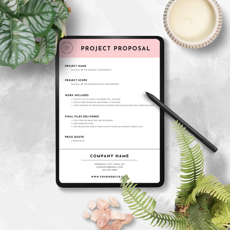 Project Proposal Template Canva, Client Proposal Template, Business ...