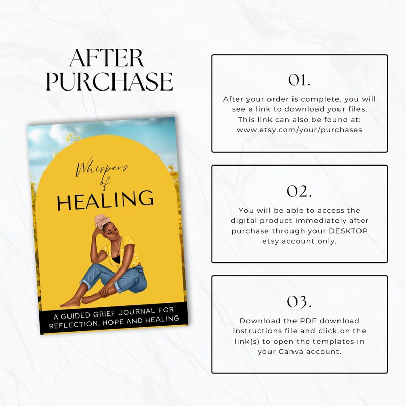 Grief Journal Printable, Memory Book, Grief Gift, Bereavement Therapy ...