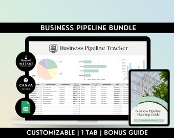 Sales Pipeline Template | Business Spreadsheet | Pipeline CRM | Google ...
