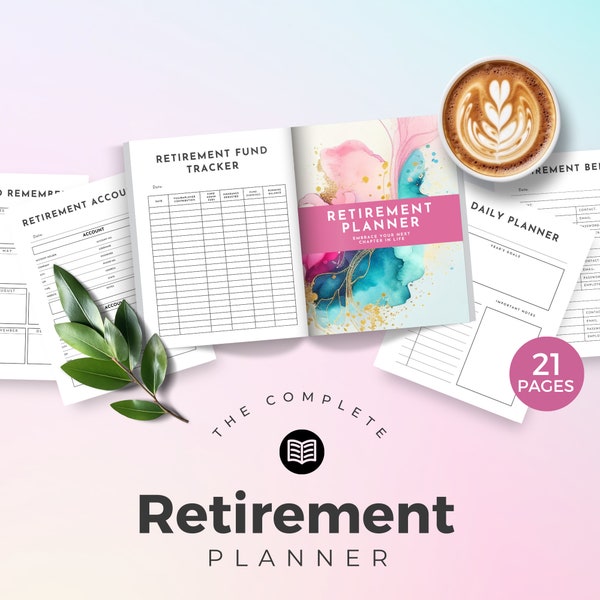 Retirement Planner Template - Etsy