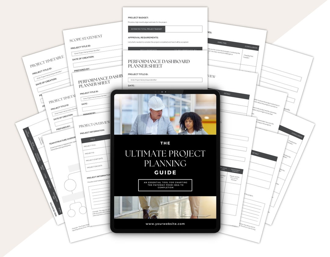 Project Manager Planner Printable, Digital Business Planner, Ultimate ...