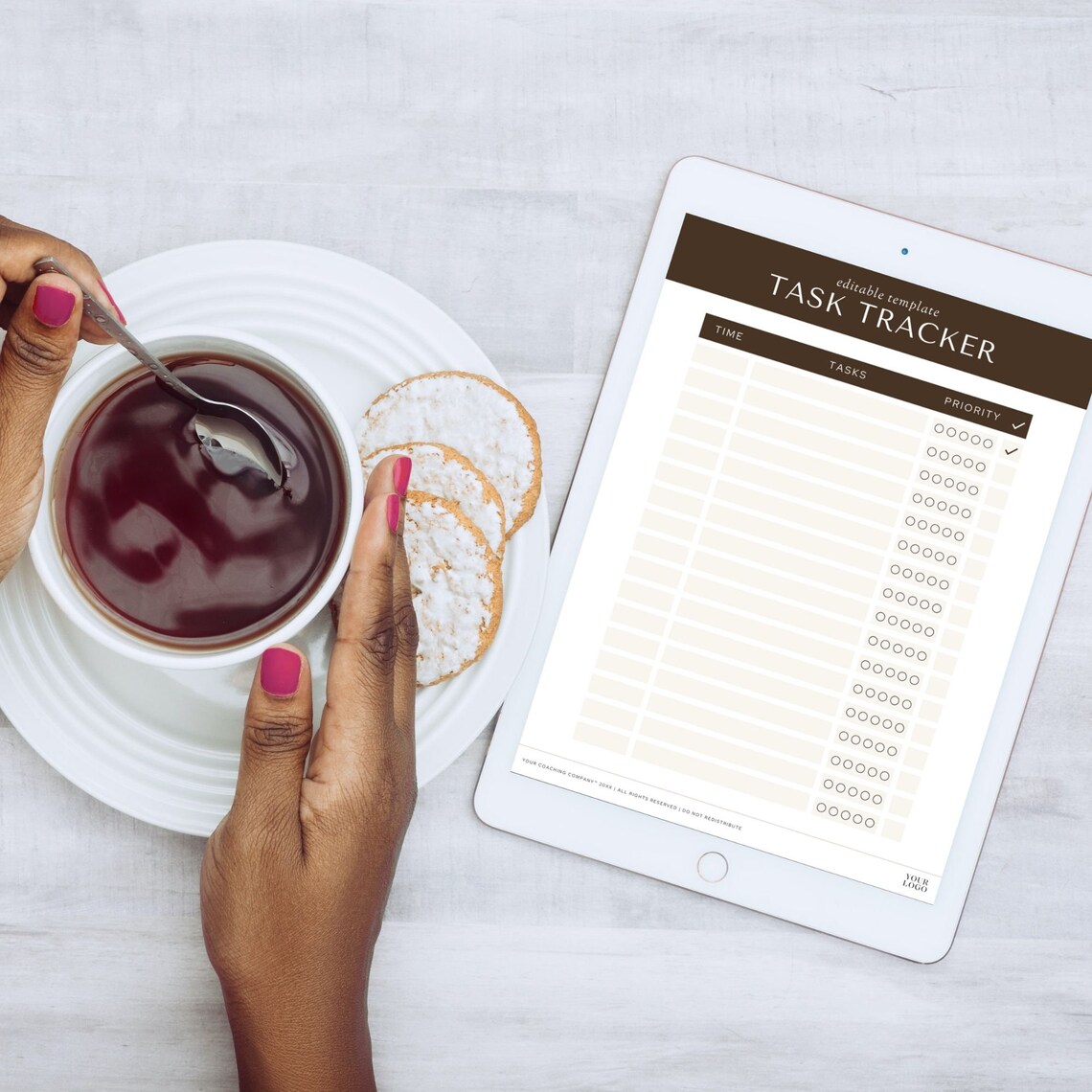 Printable to Do List, Daily Task Checklist Template, Canva Editable ...
