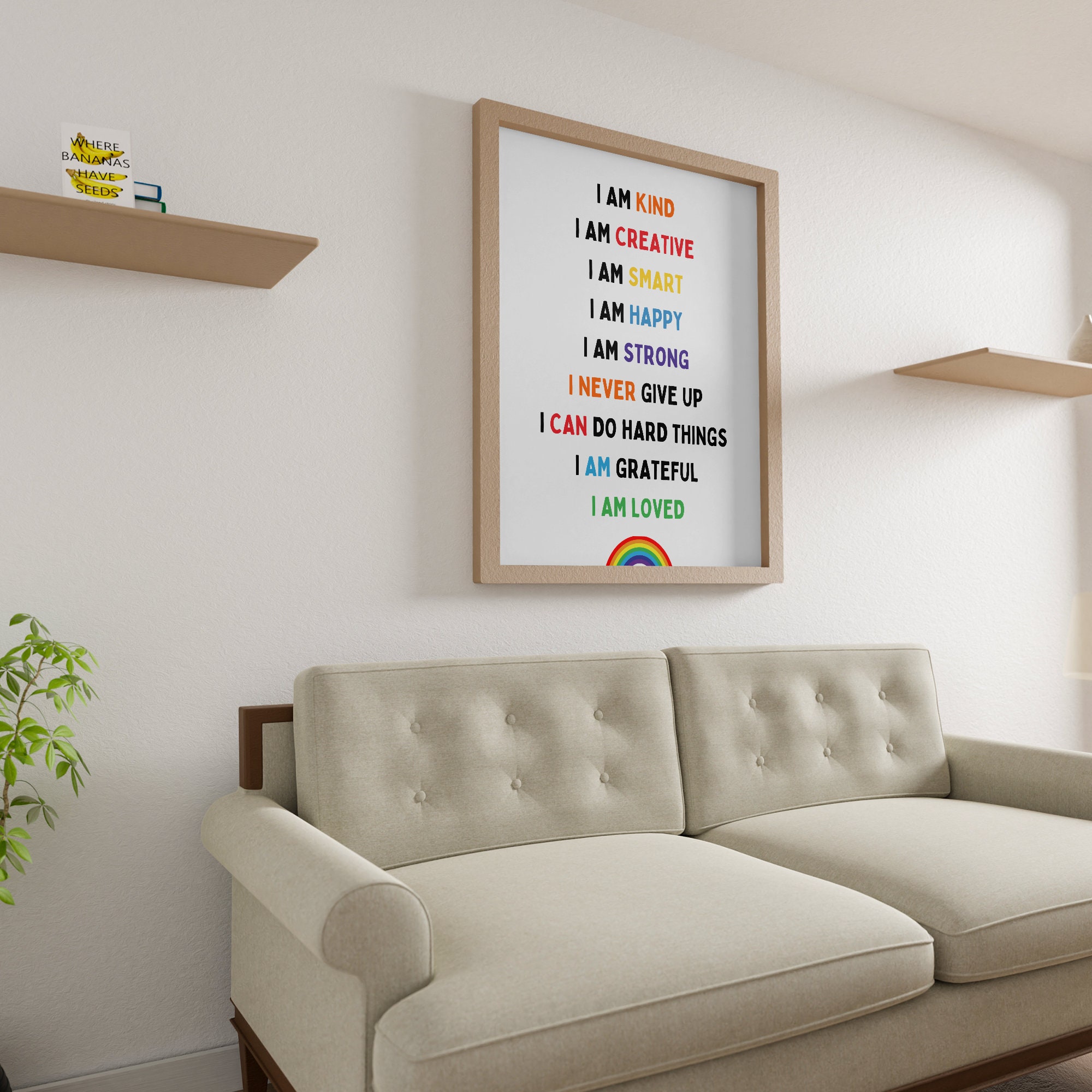 Calm Down Corner, Educational Posters, Printable Wall Art, Calming ...