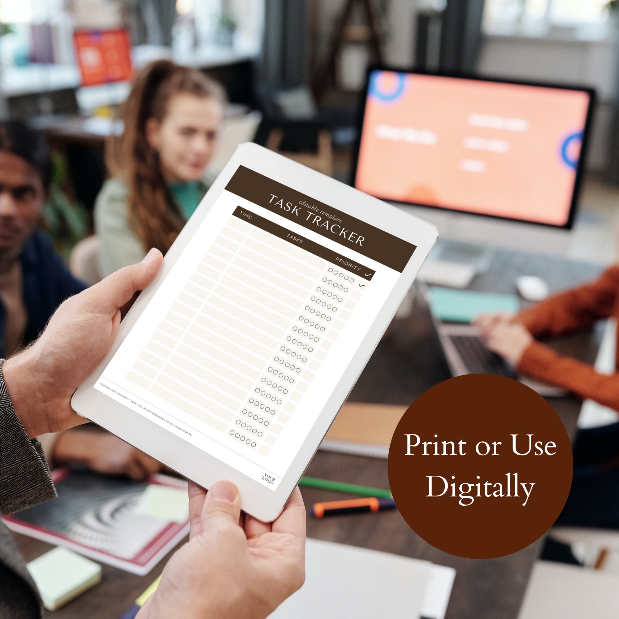 Printable to Do List, Daily Task Checklist Template, Canva Editable ...