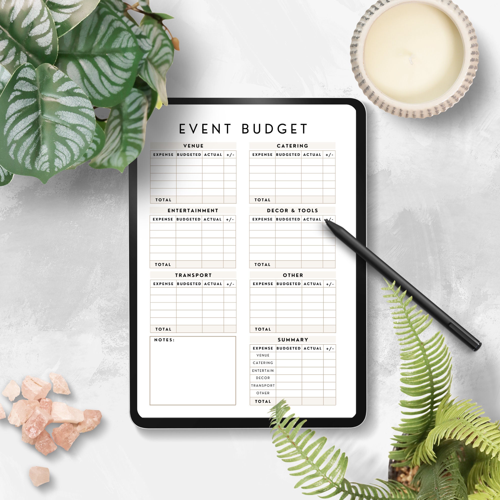 Canva Event Planner Template, Event Planning, Event Planner Printable ...