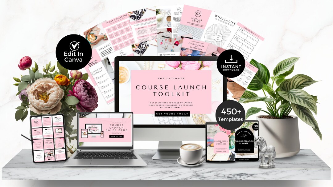 The Ultimate Course Launch Toolkit, Course Creator Toolkit, Canva Sales ...