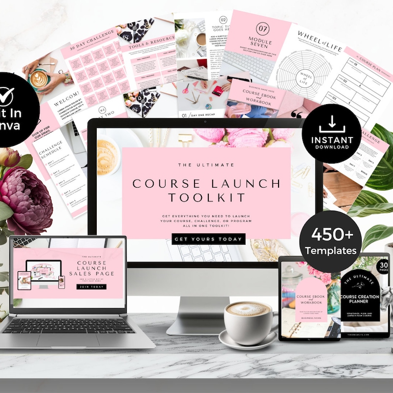 Thinkific Course Template - Etsy