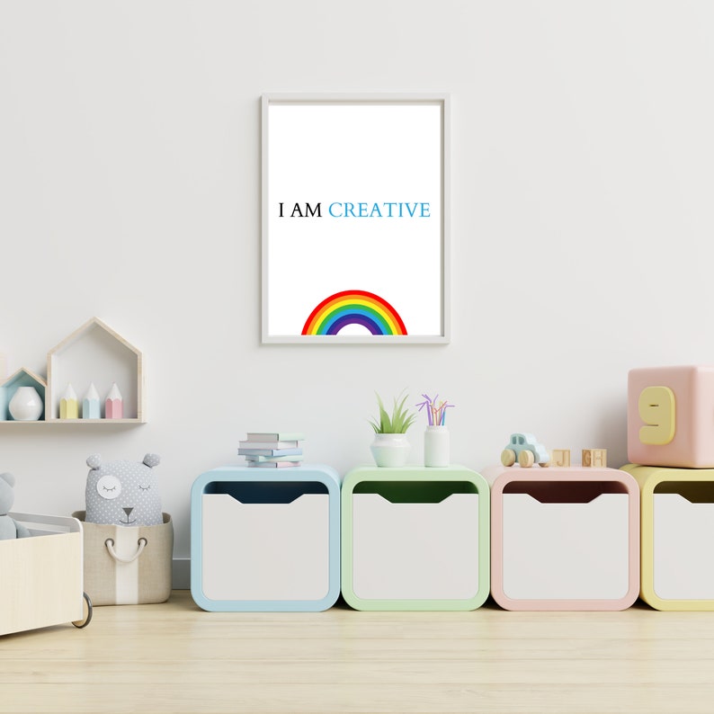 Calm Down Corner, Educational Posters, Printable Wall Art, Calming ...