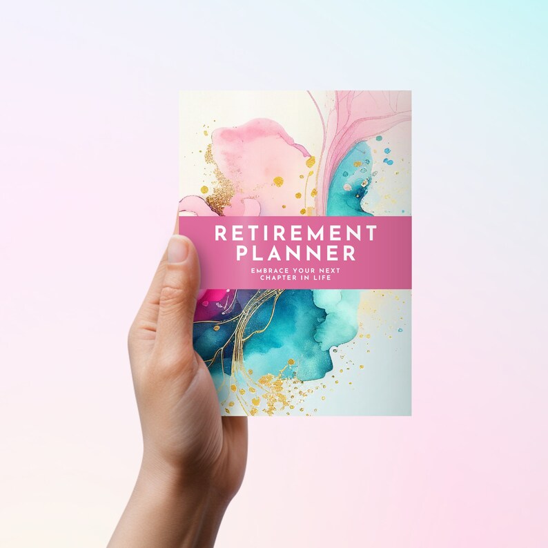 Retirement Planner Printable Canva, Editable Canva Template, Retire ...
