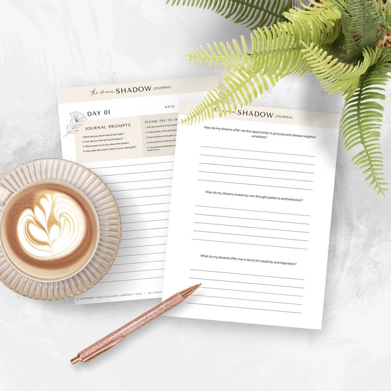 Well Being Journal Canva, Mental Health Shadow Work, Wellness Daily ...