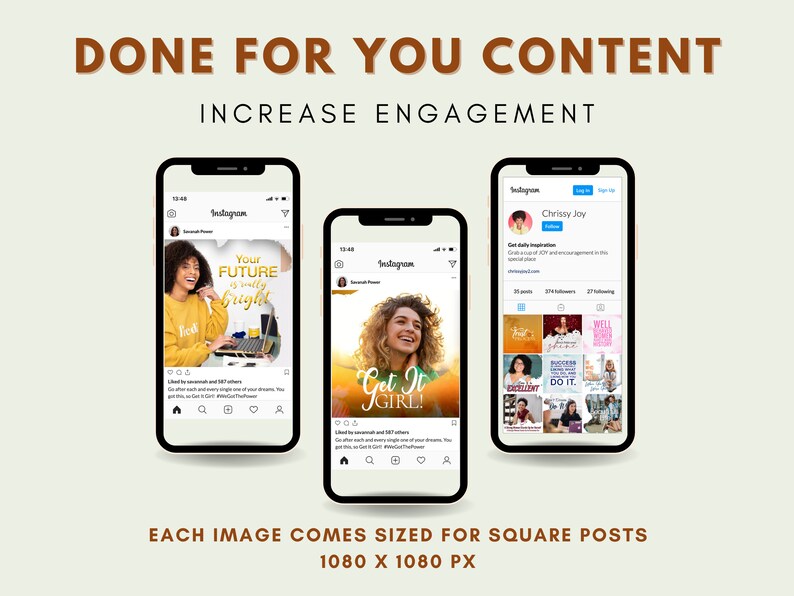 Positive Social Media Posts, 100+ Instagram Post Templates, Engagement ...