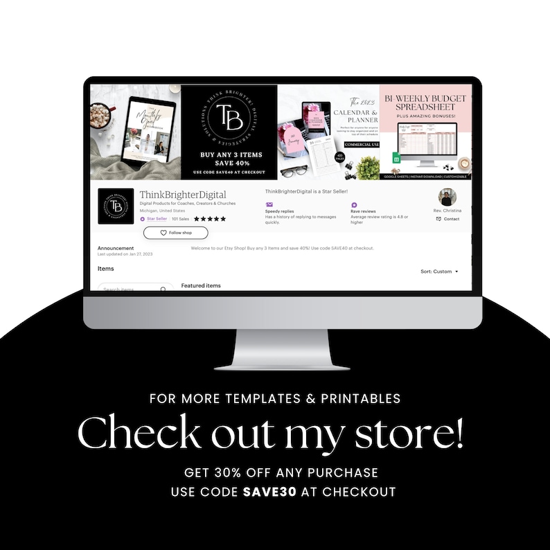 Virtual Assistant Newsletter Template Social Media Manager - Etsy