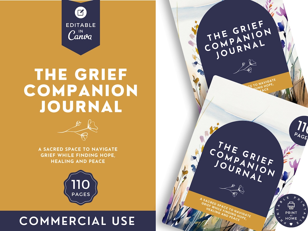 Grief Journal Printable, Grief and Loss Gift, Instant Download ...