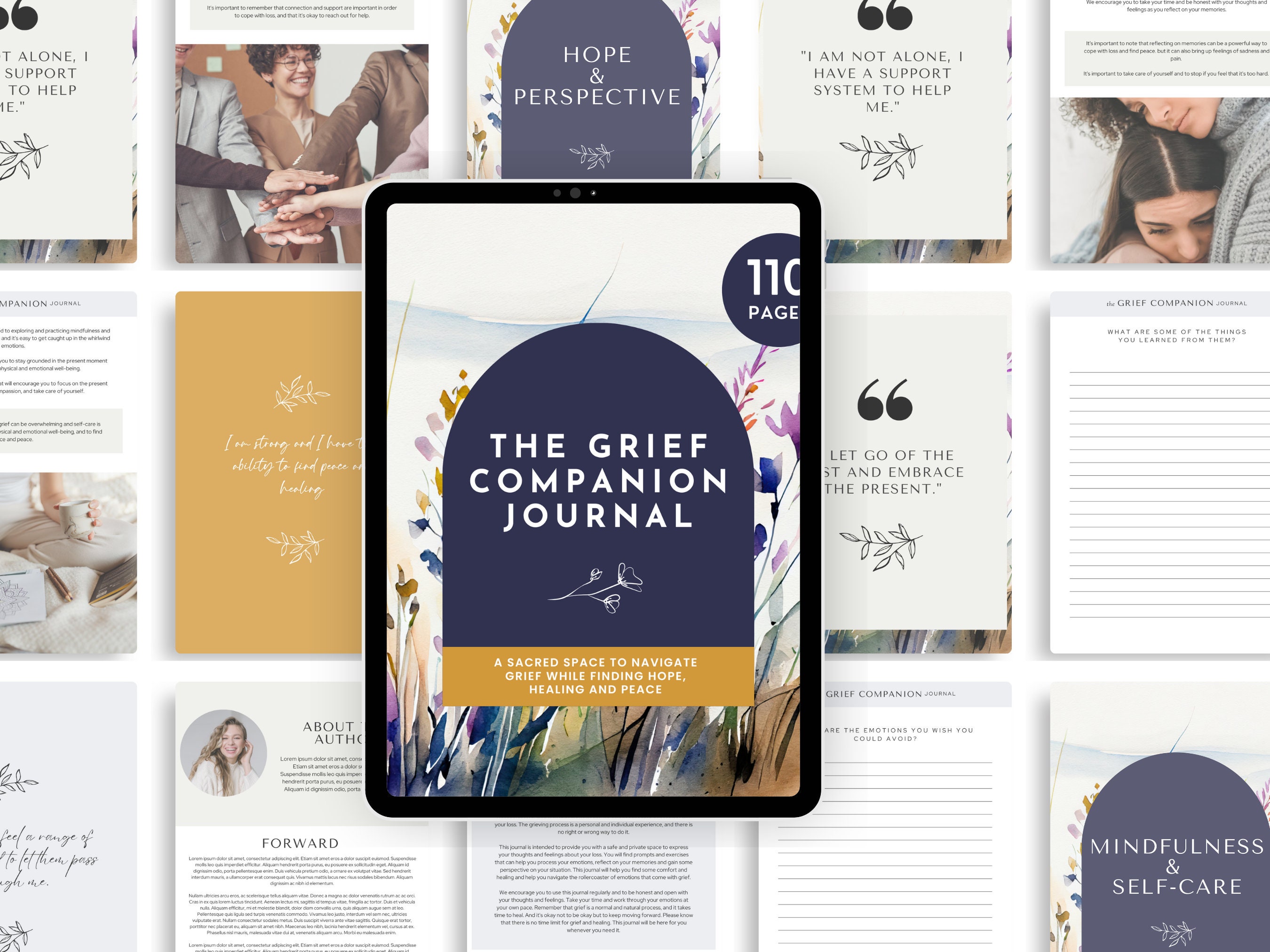 Grief Journal Printable, Grief and Loss Gift, Instant Download ...