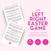 Easter Left Right Game, Easter Party Games, Left Right Bible Story ...