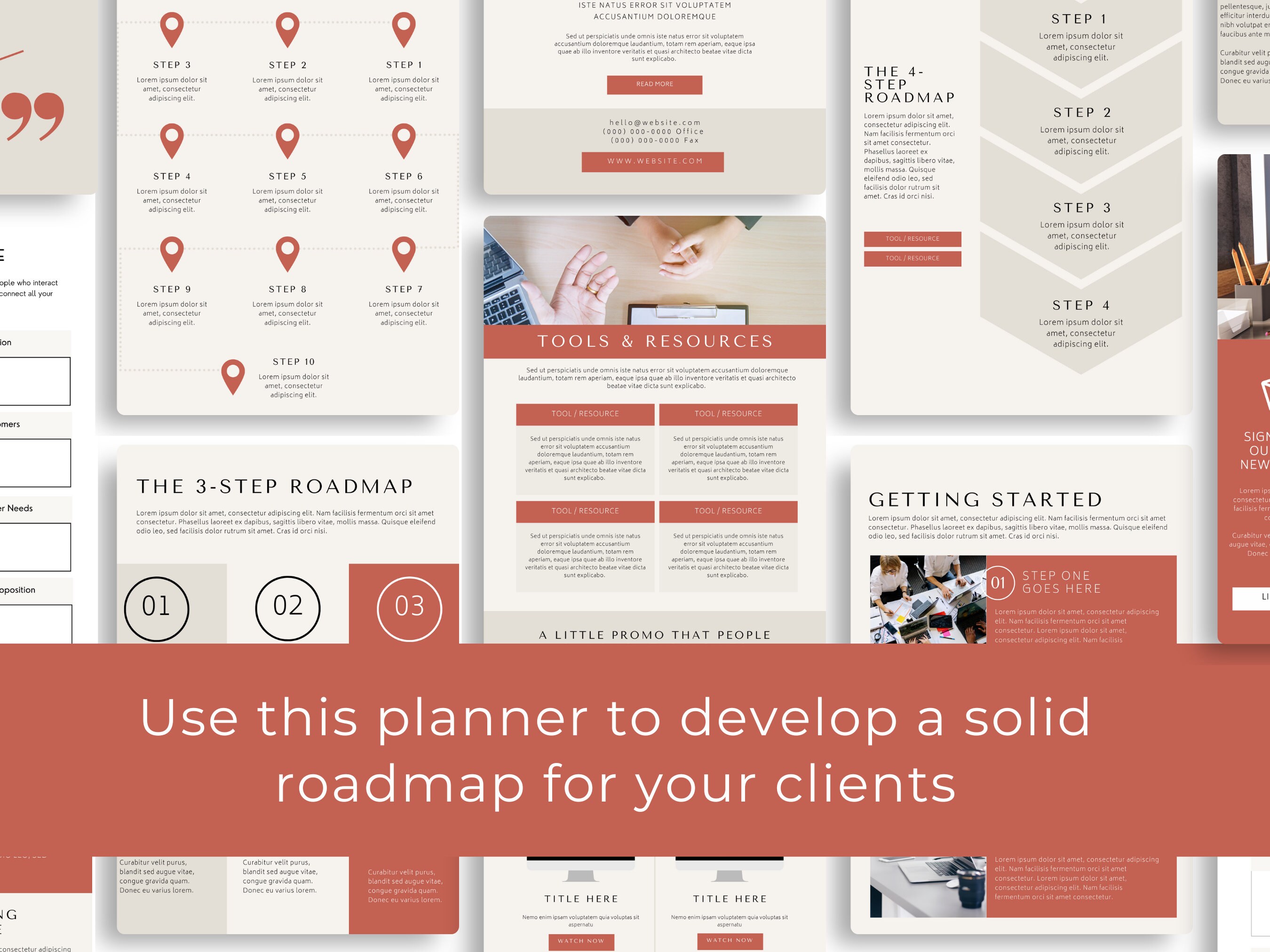 17 Page Canva Editable Virtual Assistant Client Roadmap Guide Etsy