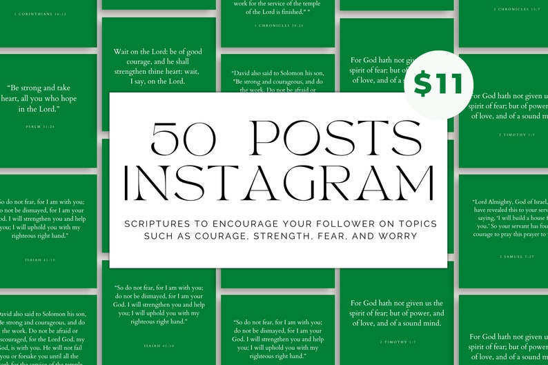 Scriptures and Quotes Social Media Image Bundle, Faith Quotes for ...