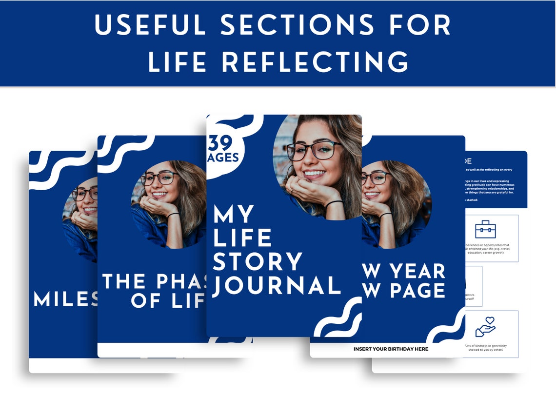 My Life Story Journal Printable Mum Dads Story COMMERCIAL - Etsy