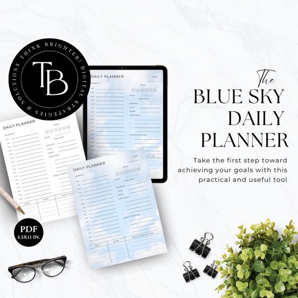 Blue Sky Planner - Etsy