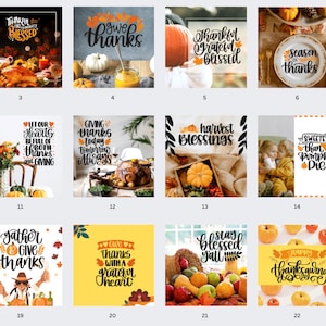 Thanksgiving Social Media Posts, Fall Instagram, Social Media ...