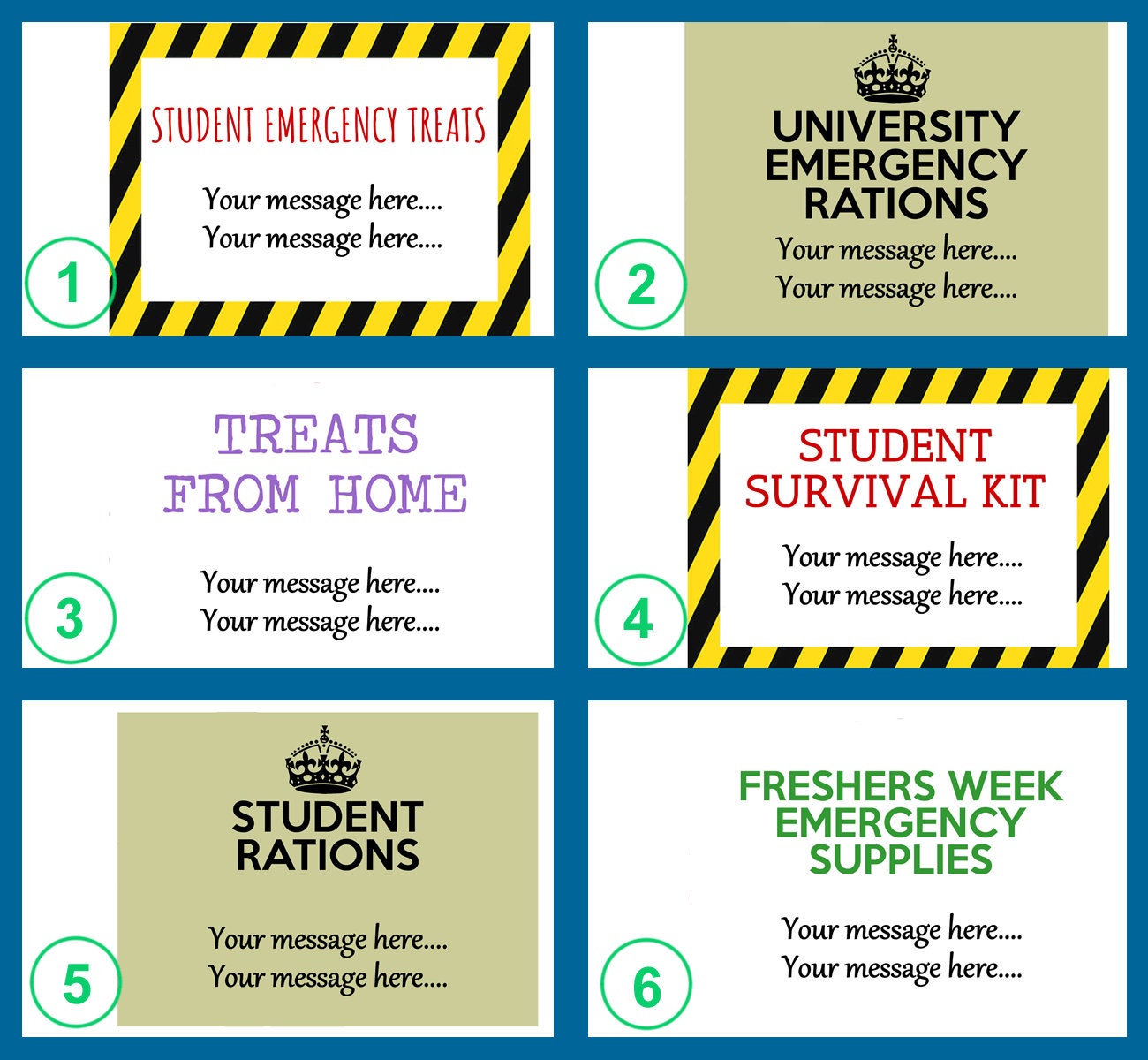 STUDENT SURVIVAL KIT / University Student Gift Box / Freshers Week Gift ...