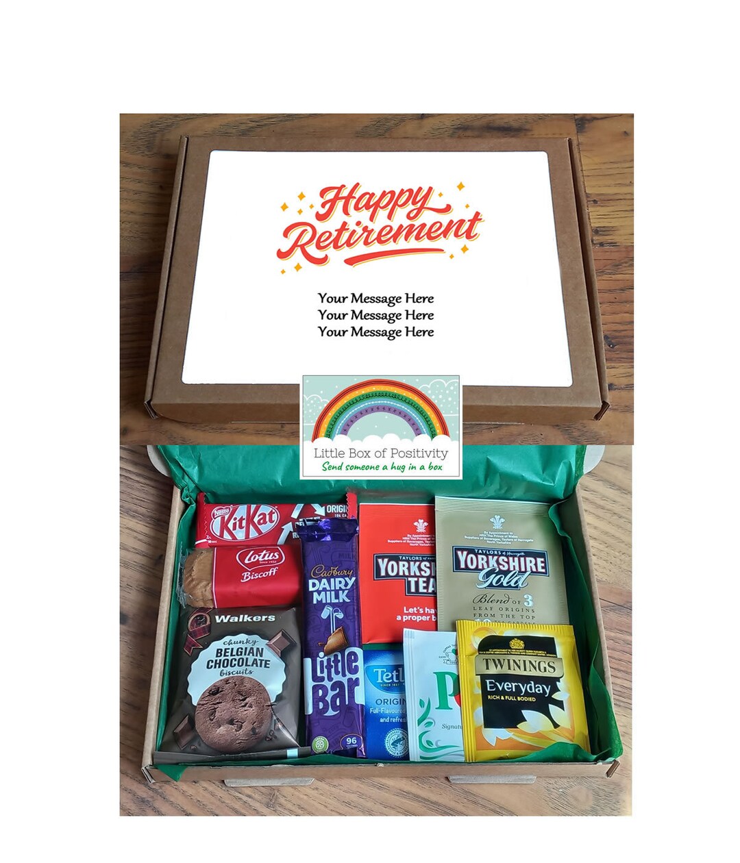 HAPPY RETIREMENT Gift Box (+ Retired Magnet Option) / Retirement Treat ...