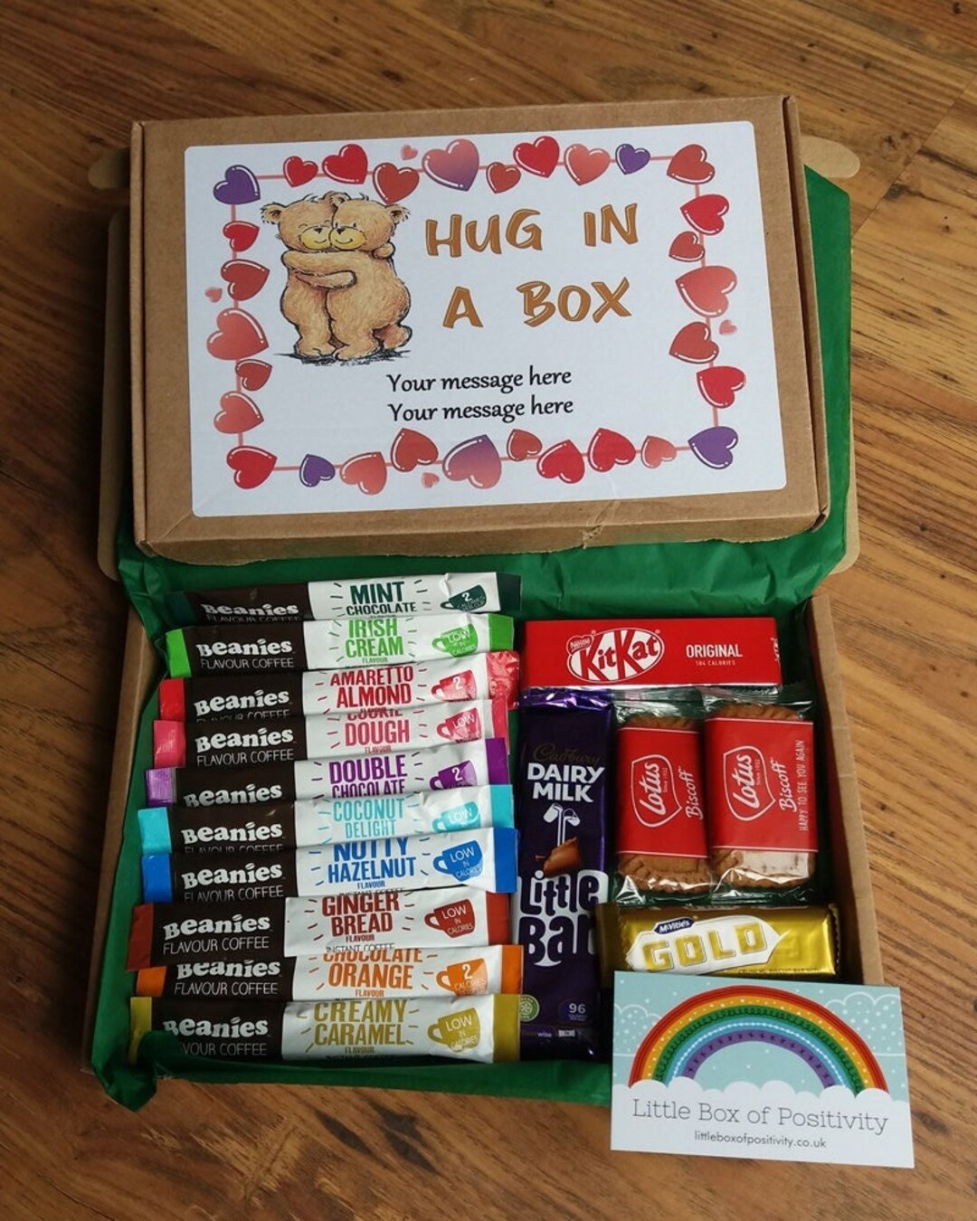 MIXED COFFEE FLAVOURS Gift Box Hug in a Box Letterbox - Etsy UK