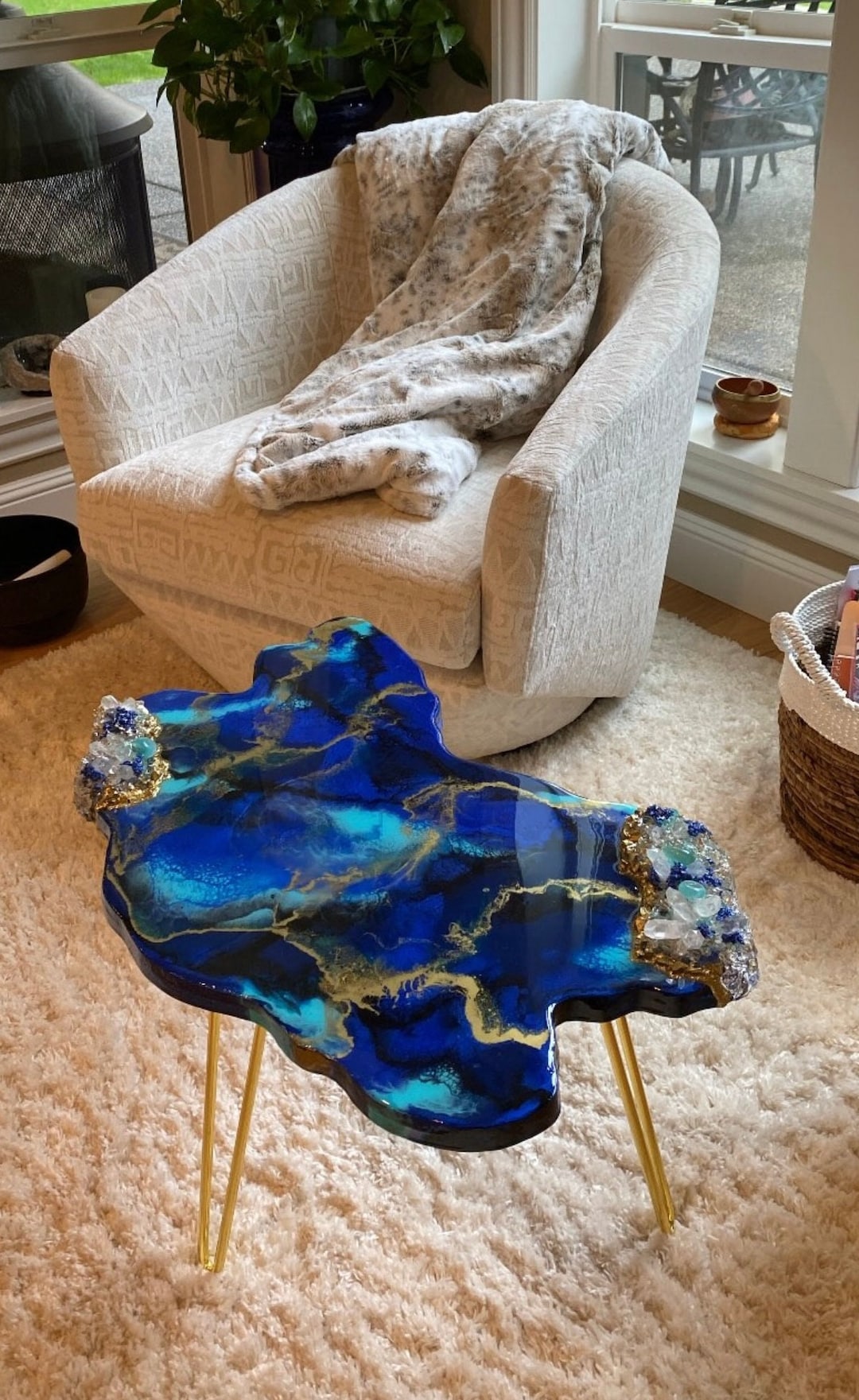 Resin Table, Geode Art, Resin Art, Epoxy Table, Home Décor,luxury ...