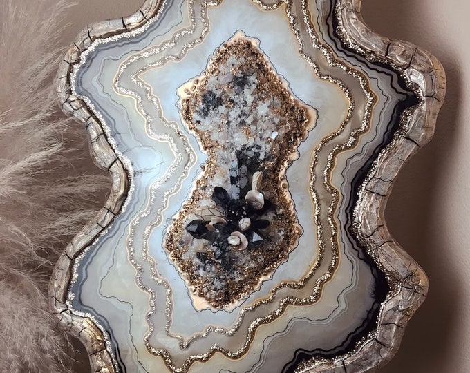 Geode Resin Wall Art, Geode Wall Art, Geode Resin Art, Resin Art, Wall ...