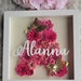 Initial Flower Shadowbox - Etsy