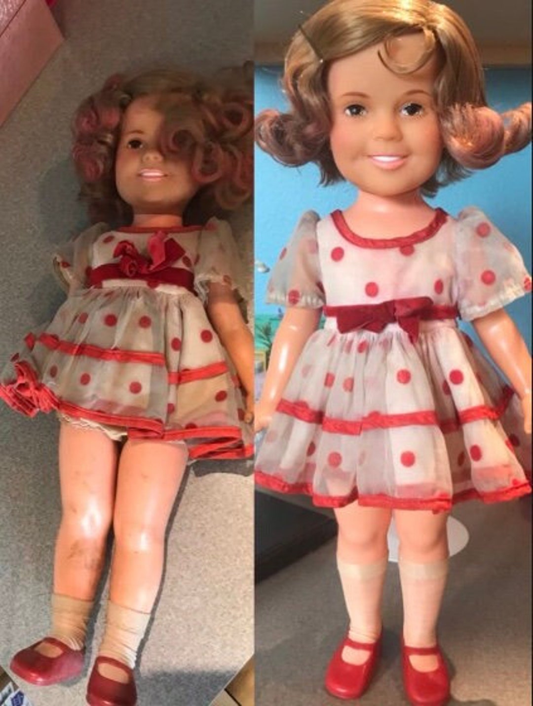 Full Doll Restoration! Antique/vintage Clothes Cleaning, Body ...