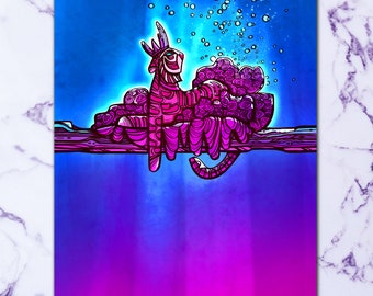 Wander Large 11x 14 Art Poster Print | Etsy