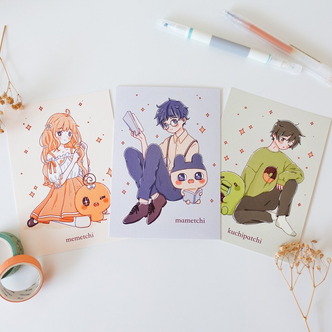 Tamagotchi Postcard Style Art Print - Etsy