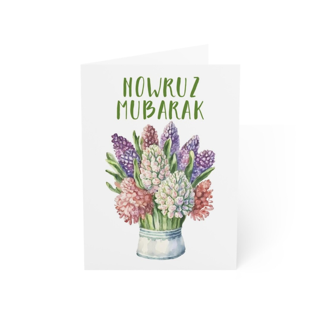 Happy Nowruz Norooz Mubarak Persian Parsi New Year Haftseen Watercolor ...