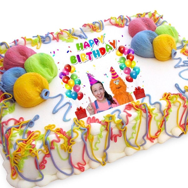 Ms Rachel Birthday Cake - Etsy Australia